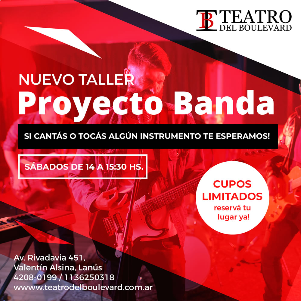 Nuevos talleres – Teatro del Boulevard